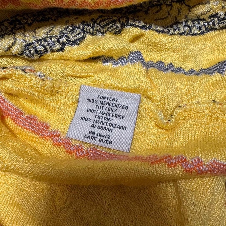 COOGI All-over Pattern Knit 3D Yellow Size 2XL Men Auth From Japan TK ...