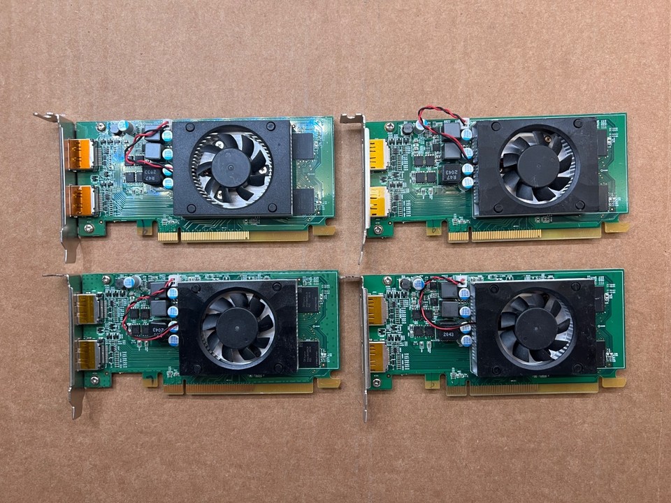 LOT OF 2 Lenovo AMD RADEON 520 R520 2GB DDR5 GPU 01YW868 Low Profile ...