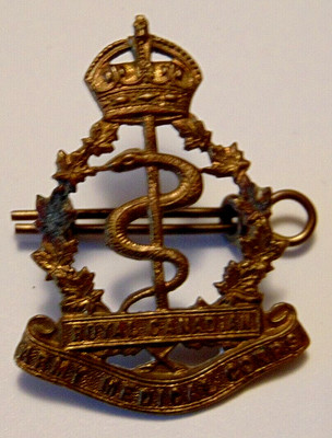 CANADA WW2 RCAMC Royal Canadian Army Medical Corps KC cap badge B | eBay