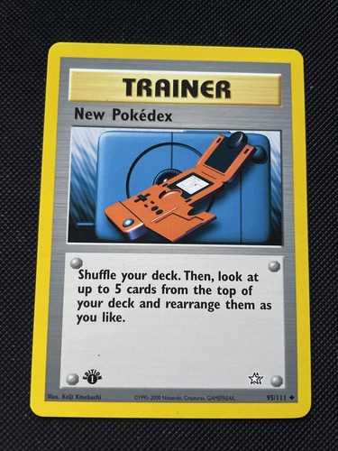NEW POKEDEX UNCO - POKEMON 95/111 NEO GENESIS EDITION 1 PROCHE NEUF ...