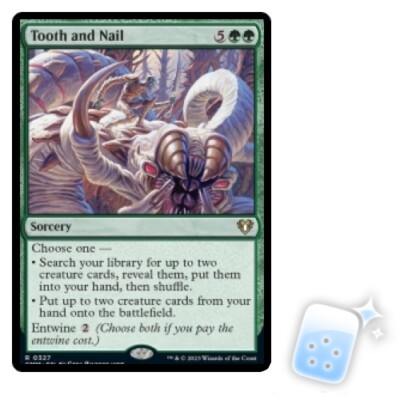 TOOTH AND NAIL Commander Masters Magic MTG MINT CARD | eBay