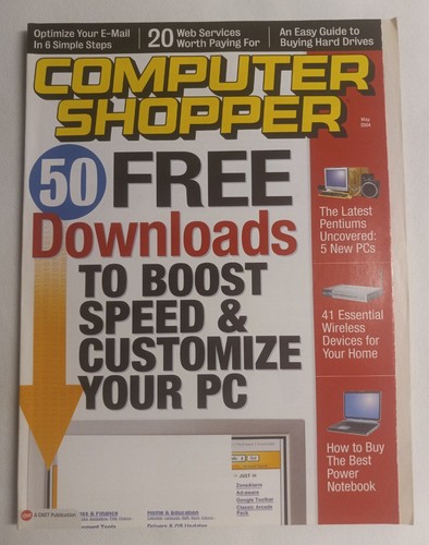 Computer Shopper Magazine - May 2004 - 50 Free Downloads | eBay