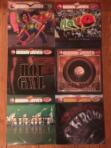 RIDDIM DRIVEN - Various Artists - VP Records - Lot of 6 Vinyl LP's 3 ...