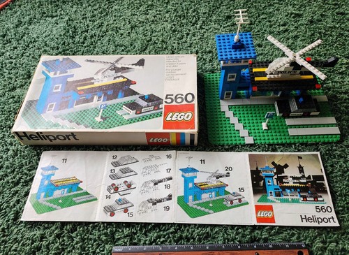 Lego Legoland #560 Heliport Set with Instructions & Original Box ...