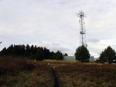 Photo 6x4 Mast near Twyn Brynbychan Mountain Ash/Aberpennar Mast hidden ...