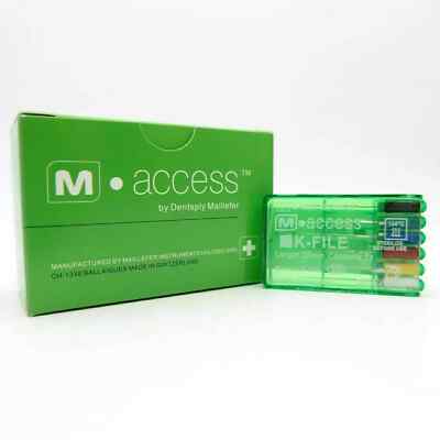 10X Dentsply M-Access K-File Endodontic Root Canal Hand Stainless Steel ...