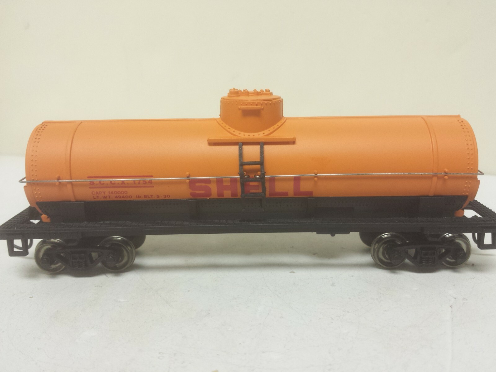 Shell Railroad 40' Single Dome Tank Car 1754 Bachmann Silver 17834 RTR ...