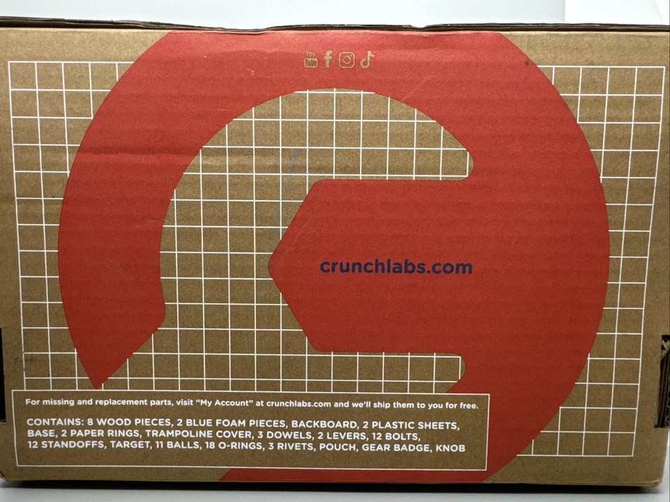 {Office} Crunch Labs Mark Rober TRAMPOLINE TOSS Build Box Education ...