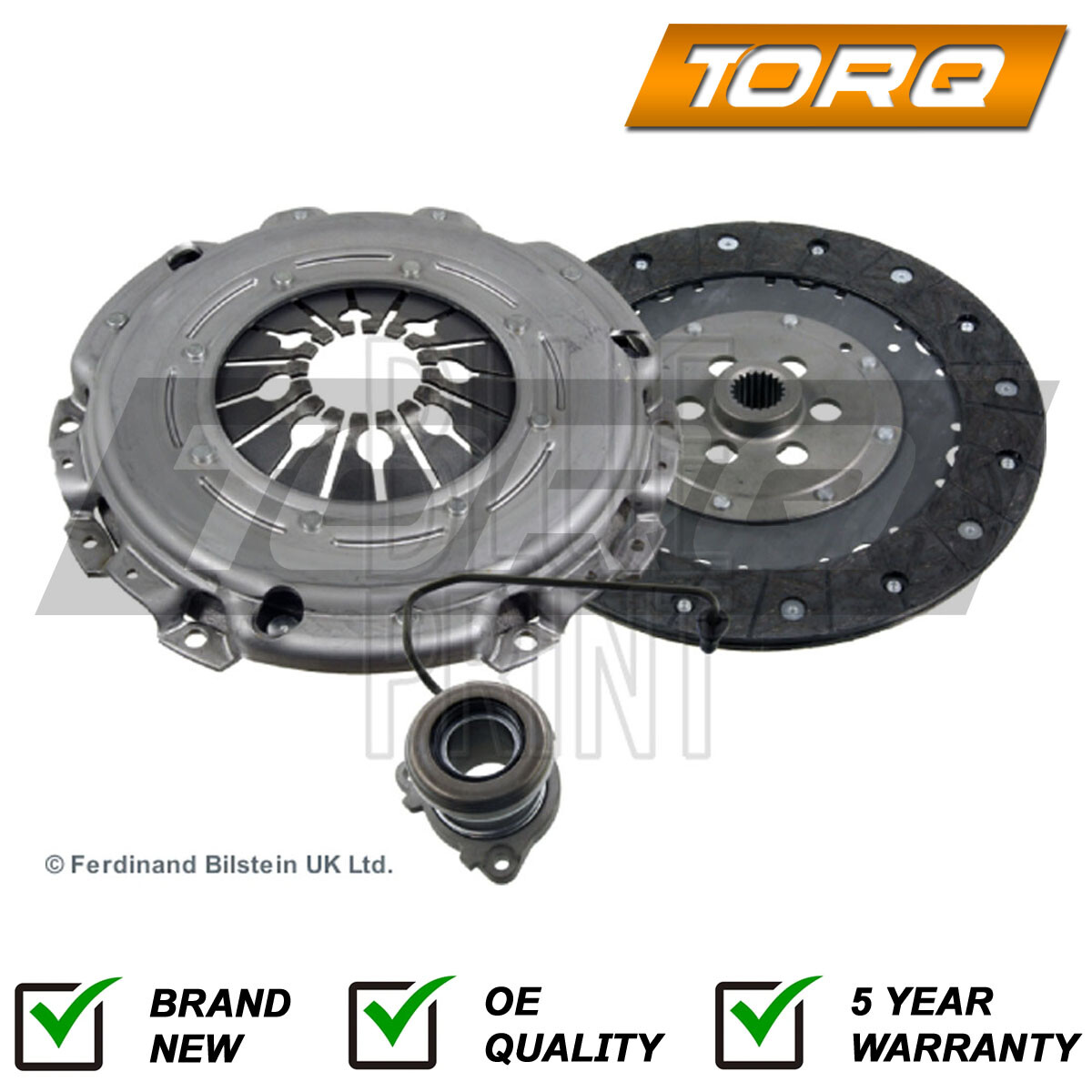 Clutch Kit Torq Fits Vauxhall Zafira Astra Vectra 1.9 CDTi + Other ...