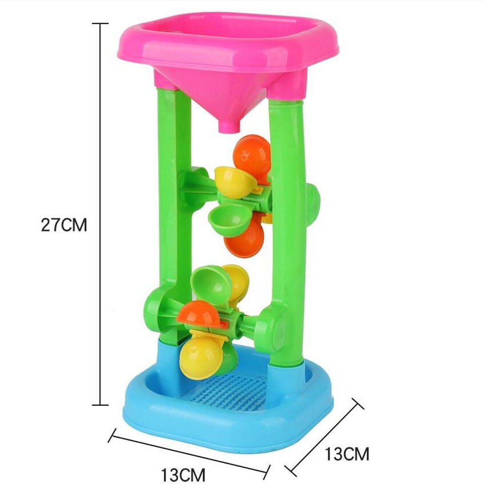 Water Wheel Toy Flowing Sand and Water Water Sifting Funnel Outdoor ...