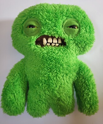 Fuggler Squidge Fluffy Green Funny Ugly Monster Soft Toy Plush | eBay
