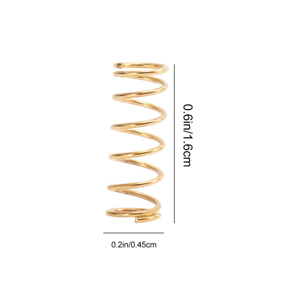 2 PCS Guitar Bridge Springs Electric Part Saddle Single Coil Pickup ...