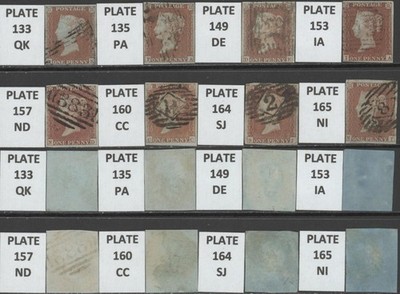 SG8 1d x 8 Plated 4 Margin Alphabet II Examples. Good-Fine Used. | eBay UK