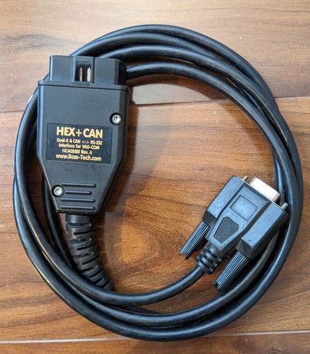 GENUINE ROSS-TECH HEX+CAN RS232 VCDS with UNLIMITED VINs (Rare) | eBay