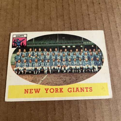 1958 Topps New York Giants #61 Vintage Fußballkarte (gut) (d3) | eBay