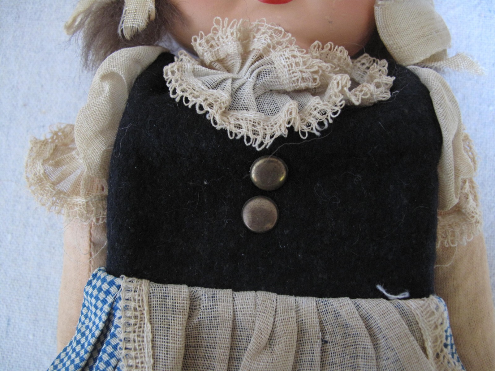 Antique Celluloid Two-Faced Happy / Sad Doll Cloth Body Original ...