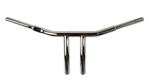 360 Twin T-Bar Handlebars Chrome 1.25″ Diameter 9″ Rise 3-1/2 " On ...