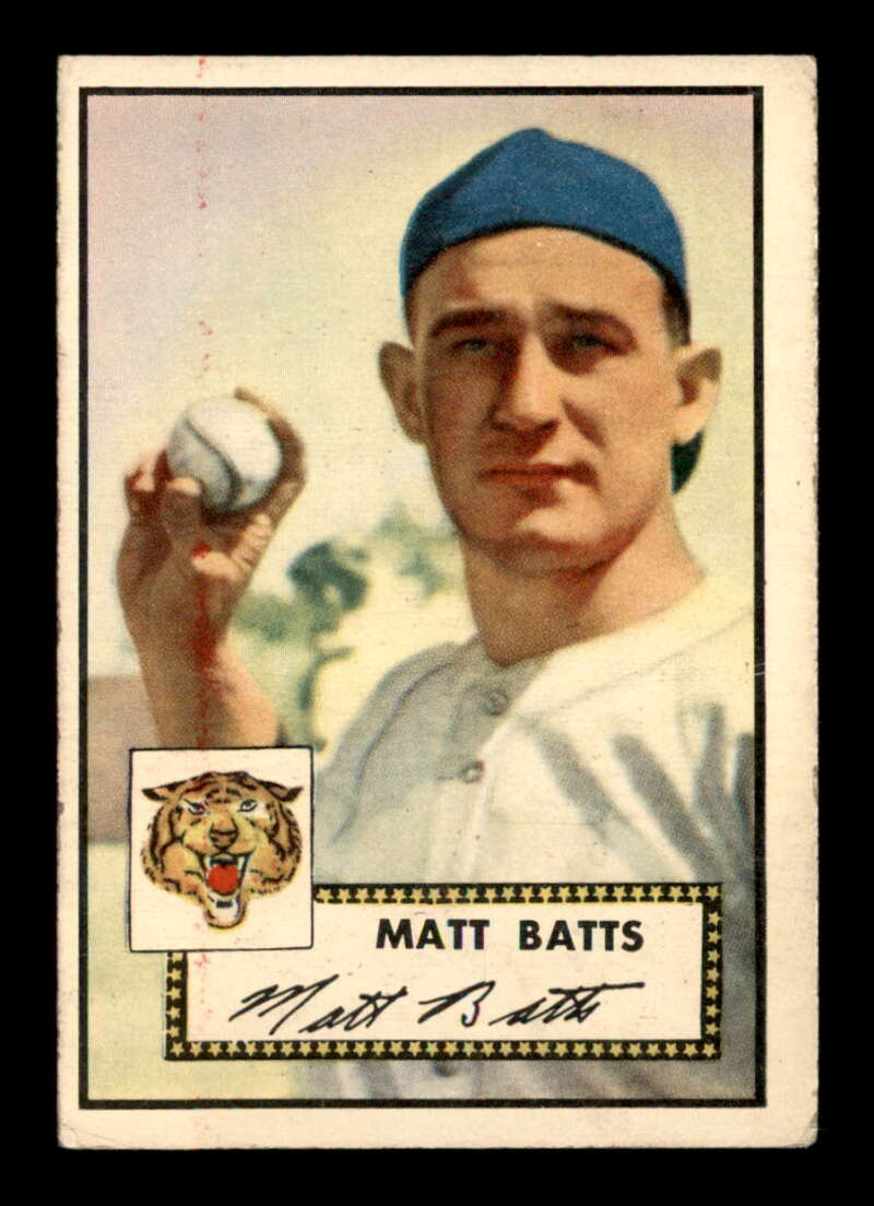 1952 Topps #230 Matt Batts VGEX X2548435 | eBay