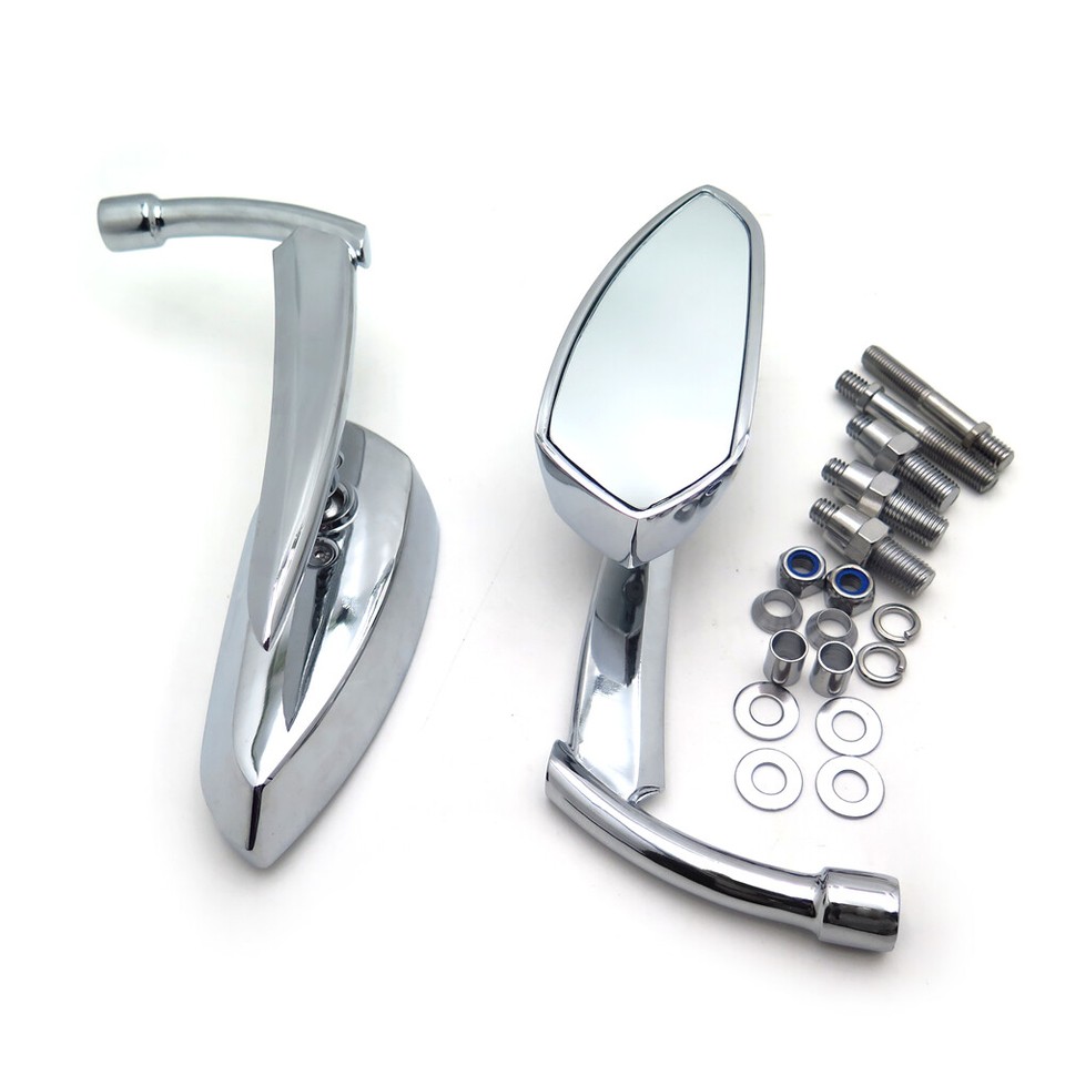 Chromed Blade Mirrors Fit Suzuki Savage Intruder Volusia Boulevard Gsxr ...