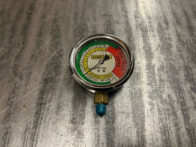 SIMPLEX GTP120 4” 120-Ton Hydraulic Cylinder Tonnage Pressure Gauge 15K ...