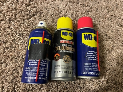 WD 40 3 Pack. New Without Packaging. One Missing Cap | eBay