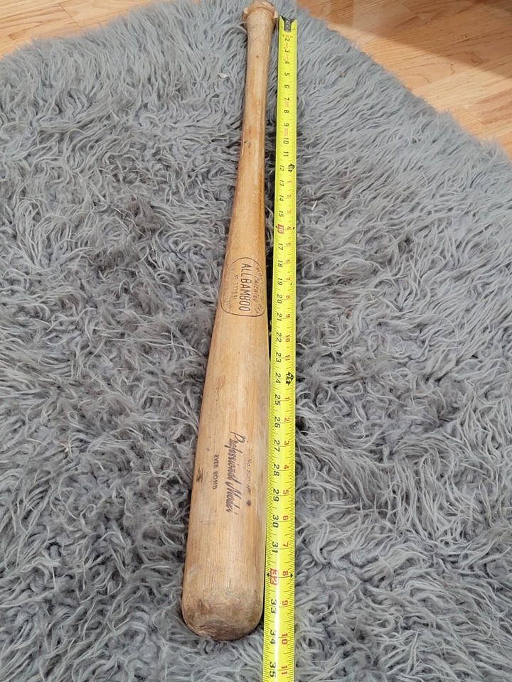 Vtg 1940s-60s Hagoromo Bat All Bamboo Baseball Bat Shimizu Japan 34 ...