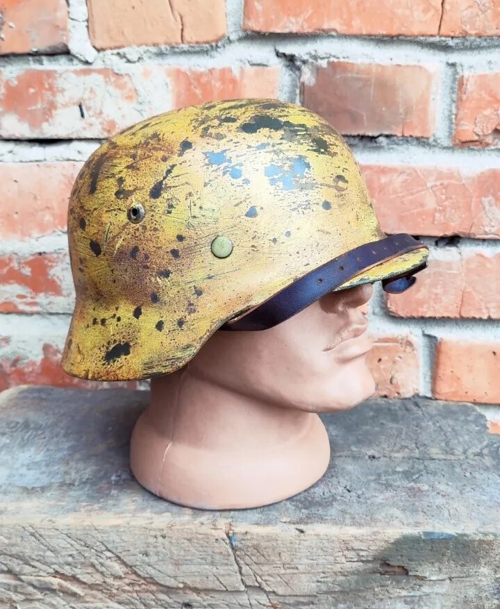 WW2 M40 German Helmet WWII M40 Combat helmet size 64 Free Shipping | eBay