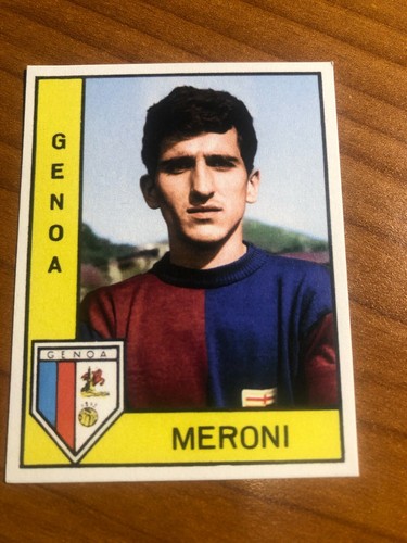 1962 GIGI MERONI GENOA ROOKIE STICKERS SELF-PRODUCED AS PANINI READ ...