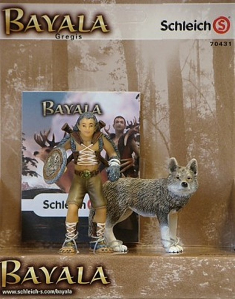 NEW Schleich 70431 Bayala Gregis Figure & Wolf - RETIRED | eBay