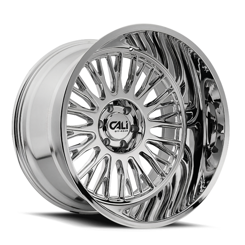 CALI OFF-ROAD 9116 Vertex Rim 24X14 6X135 Offset -76 Chrome (Quantity ...