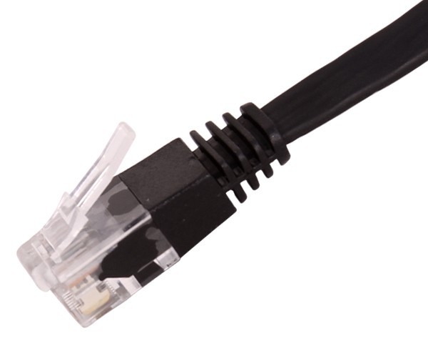 CAT6 Flat Ethernet Patch Cable, Molded Boot, RJ45 - RJ45, 1 1/2ft | eBay