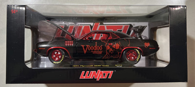 2023 M2 MACHINES R111 VooDoo LUNATI 1971 PLYMOUTH HEMI CUDA CHASE 1/24 ...