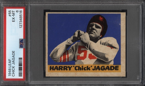 1948 Leaf #55 HARRY Chick JAGADE ROOKIE Indiana PSA EX-MT 6 New Grade ...