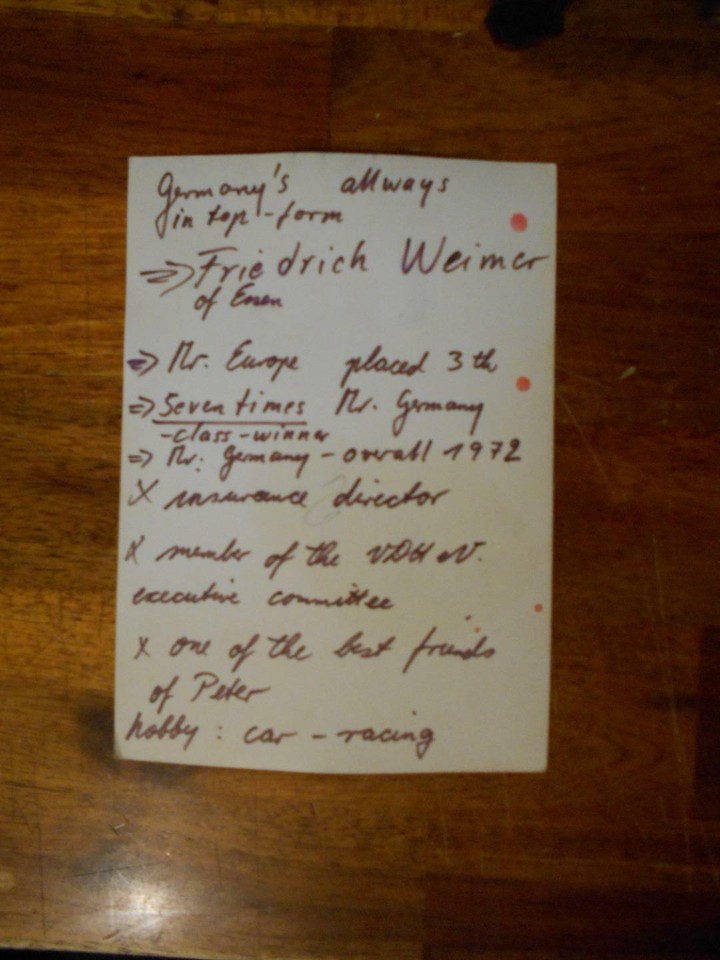 Mr Germany FRIEDRICH WEIMER bodybuilding muscle ORIGINAL photo | eBay