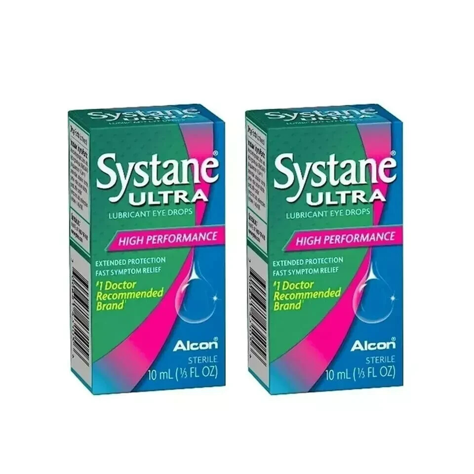 Systane Ultra Lubricant Eye Drops High Performance 10 ML Pack Of 2 | eBay