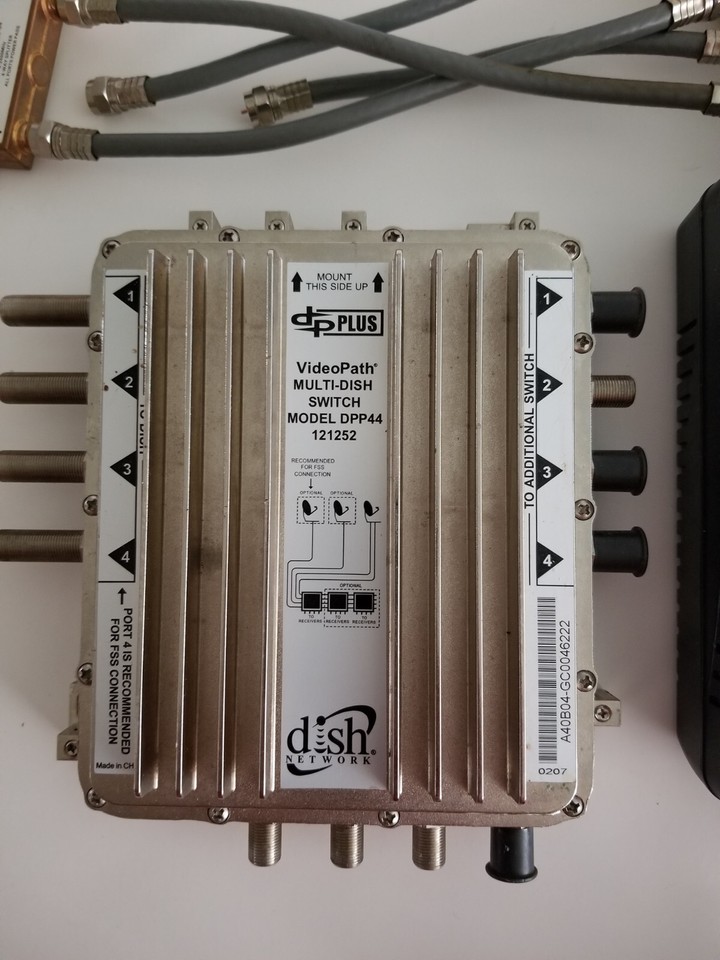 Bundle Dish Network Multi-Dish Switch DPP44 121252 Plus with 2-Port ...