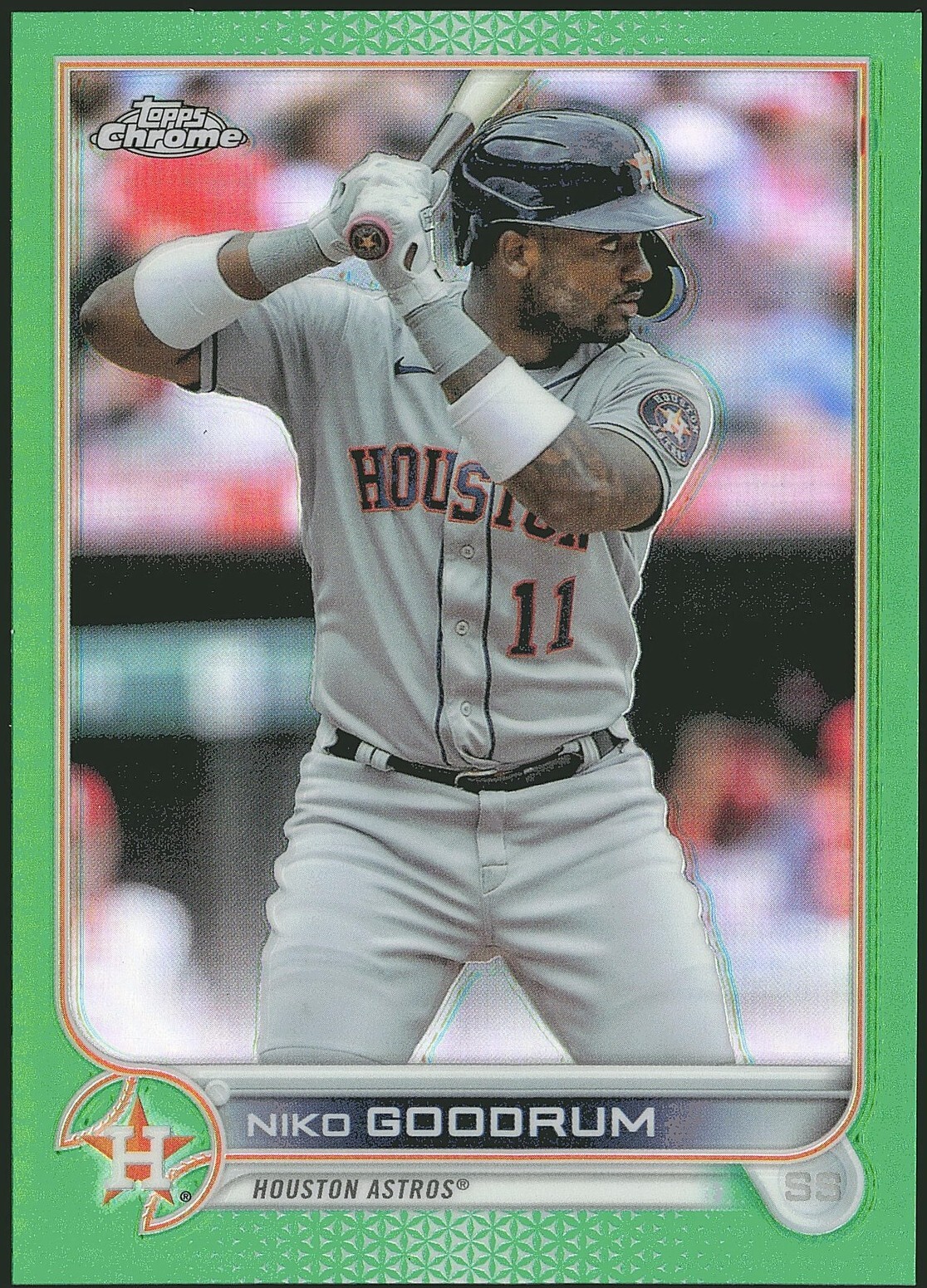 2022 Topps Chrome Update Series - Niko Goodrum #USC8 Green Refractor ...