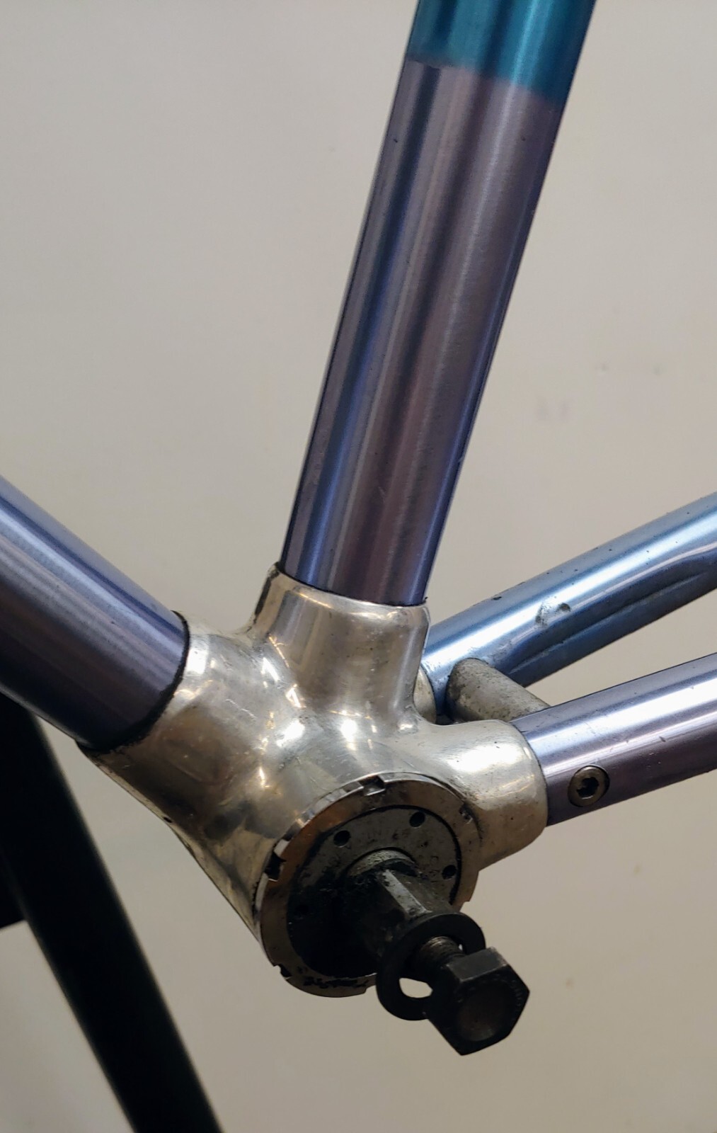 RARE Vintage 80s ALAN Competizione Frame Blue Aluminum 59x58 Cinelli ...