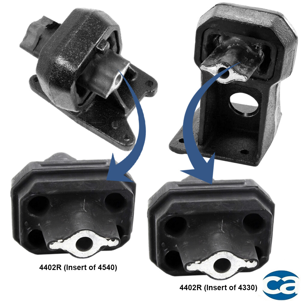 Front RH & LH Insert of Engine Mounts 2Pcs Set for Dodge Durango 06-04 ...