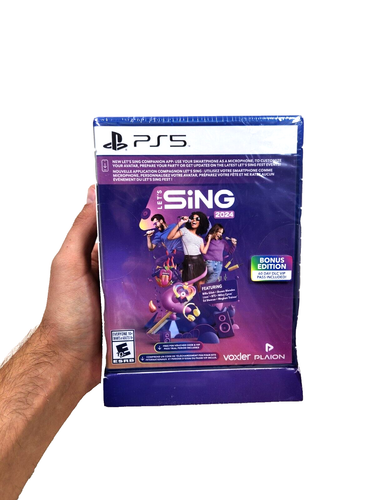 Let's Sing 2024 + Mic for PS5 (Sony Playstation 5, 2023) Brand New ...
