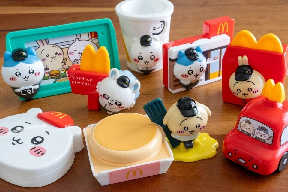 McDonald Chiikawa Figure Complete 8 types Happy set Happy Meal 2025 | eBay