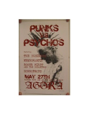 The Business Horrorpops Poster Silkscreen Agora | eBay