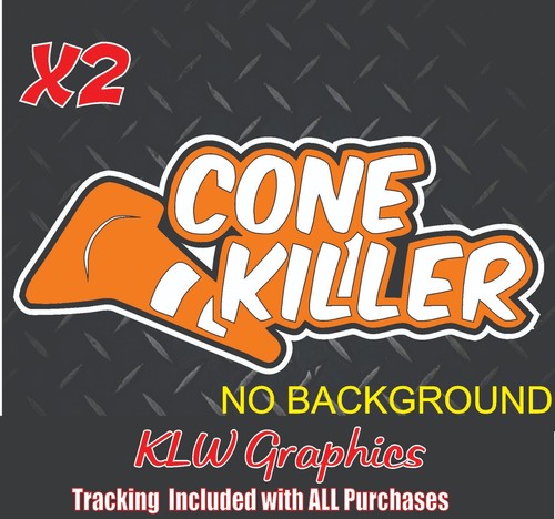 Cone Killer Decal Sticker Turbo Diesel Truck Crew Cab JDM Mini Funny ...