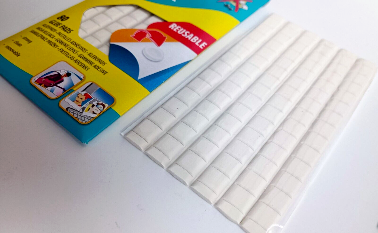 Patafix Klebepads Klebepunkte Klebeknete Bison Klebe Pads ablösbar 240 ...