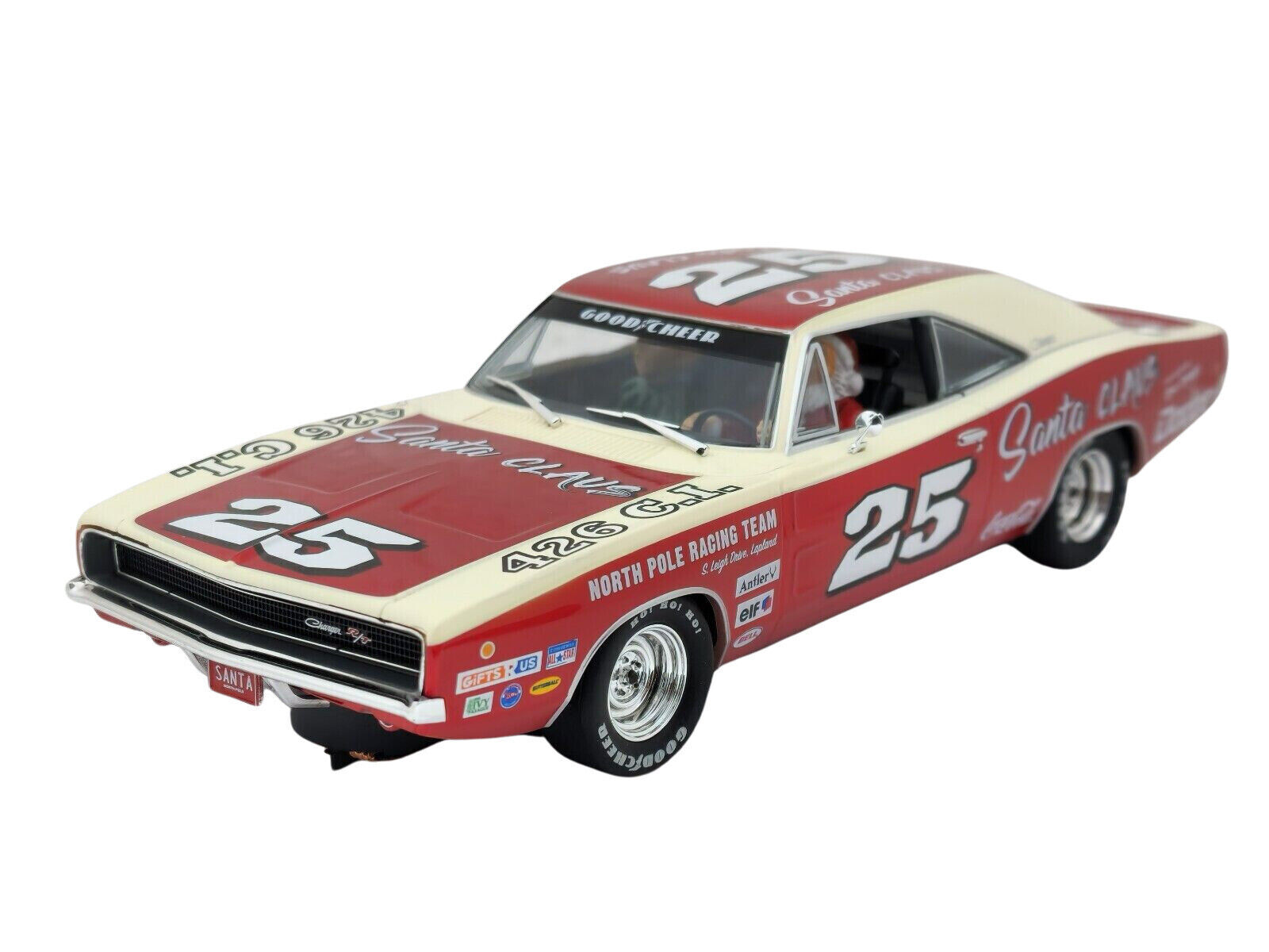 Pioneer Santa's Dodge Charger Hemi 426 1:32 Car - P176 for sale online ...