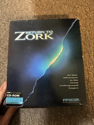 Return to Zork - Infocom - 1993 Adventure Strategy Game DOS 5.0 + PC CD ...