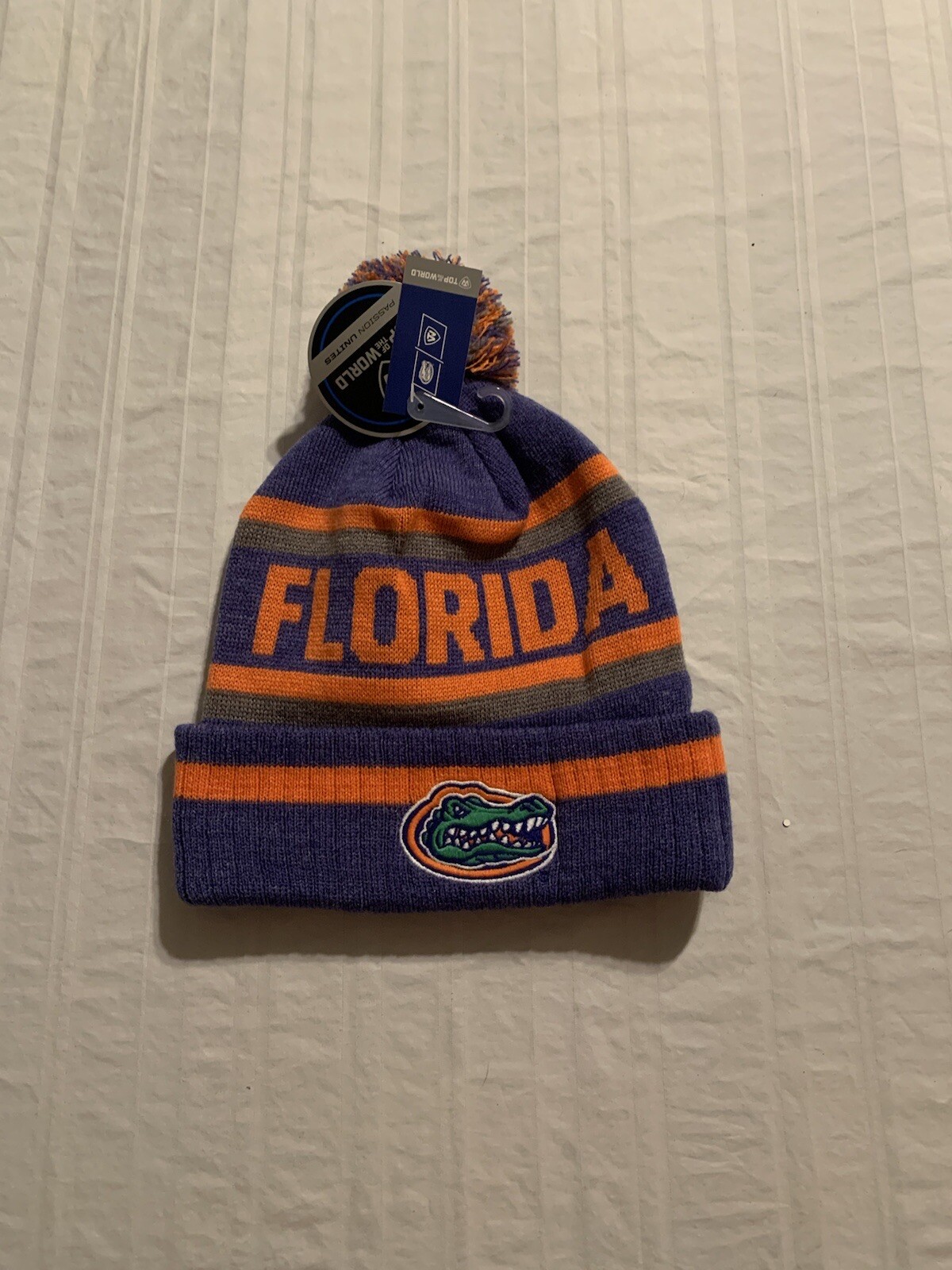 Florida Gators NCAA Knit Winter Ski Cap Hat Beanie Top of the World ...