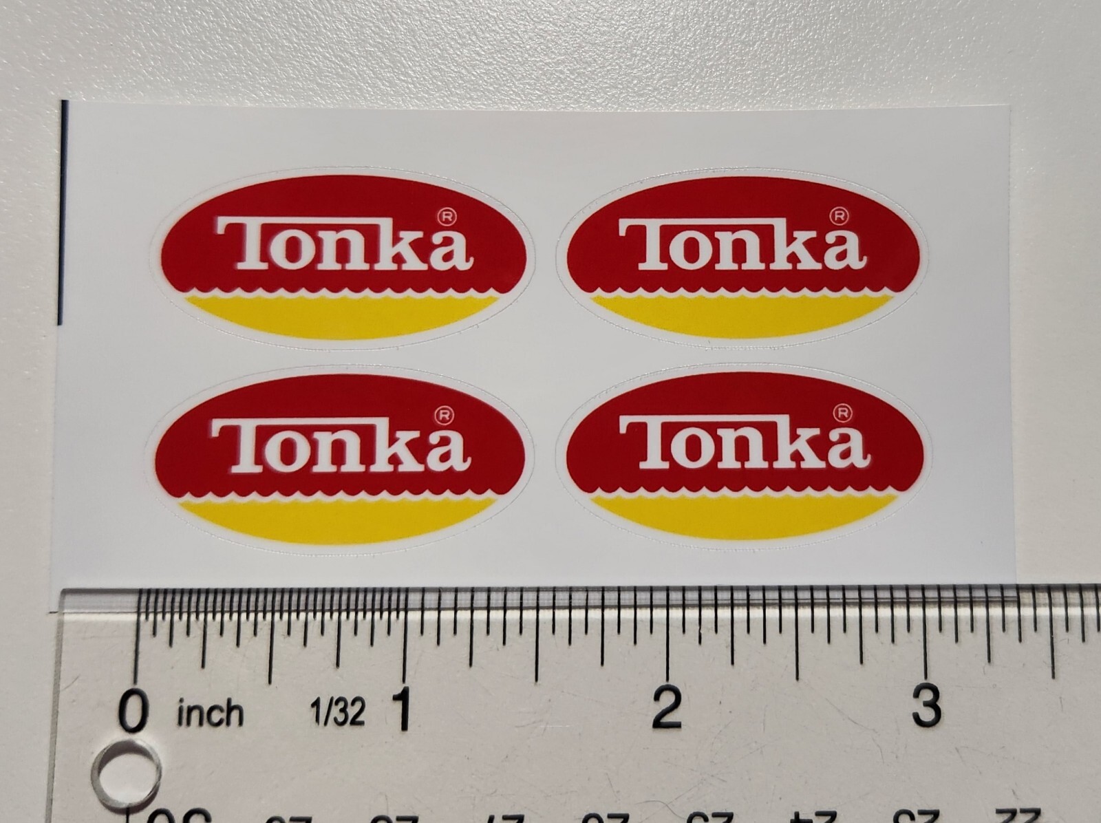Tonka Vintage Oval Logo Sticker 1974 To 1975, Size 1.5 Inch Mighty ...