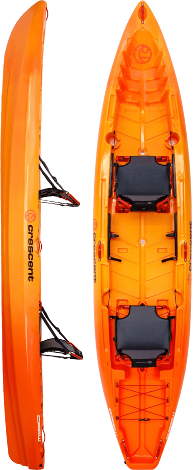 Crescent Crew Tandem 2+1 Kayak | eBay