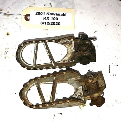 KAWASAKI KX 100 KX 85 FOOTPEGS 2001+ 34028-1498-CE | eBay